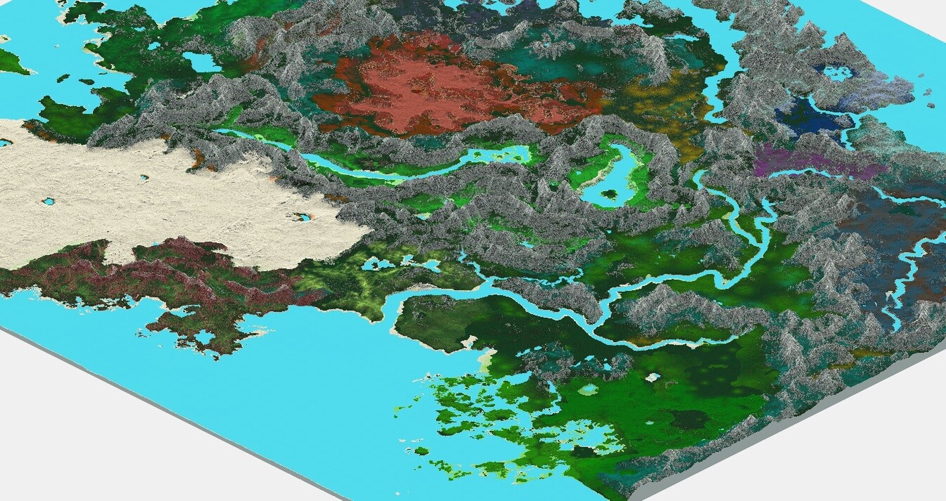 Western Continent Minecraft Map