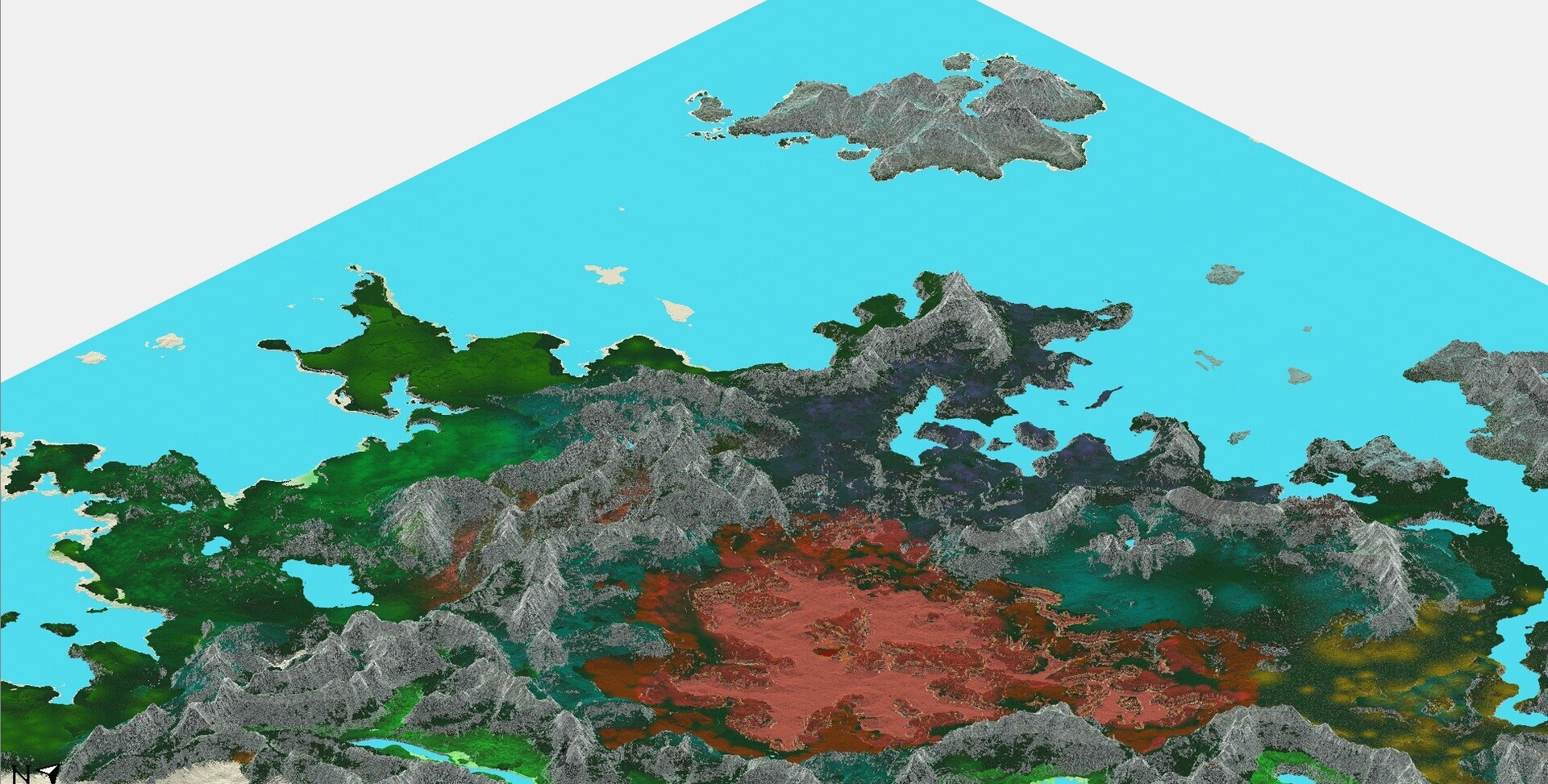 Western Continent Minecraft Map