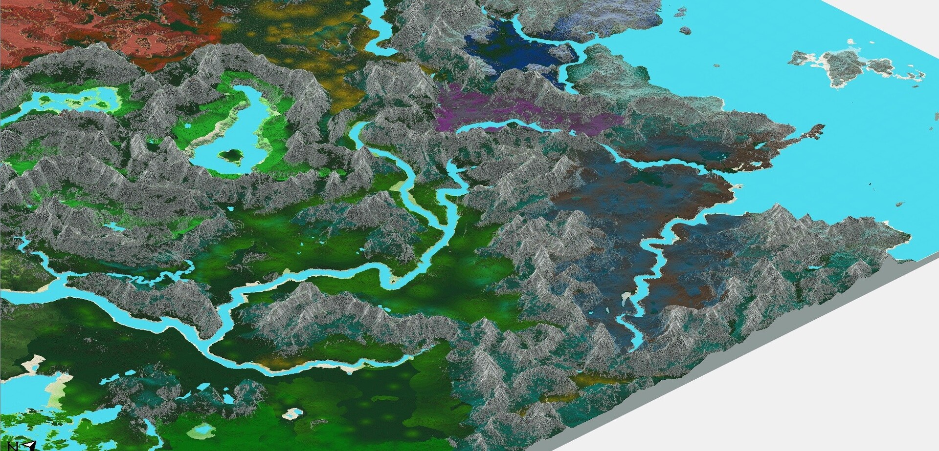 Western Continent Minecraft Map