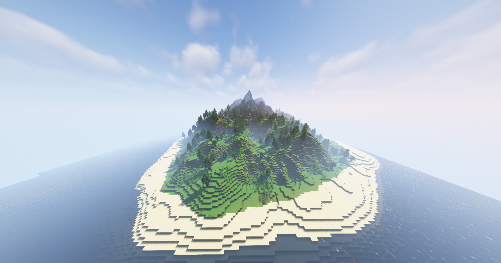 Mountain Island 1.17.1 Minecraft Map