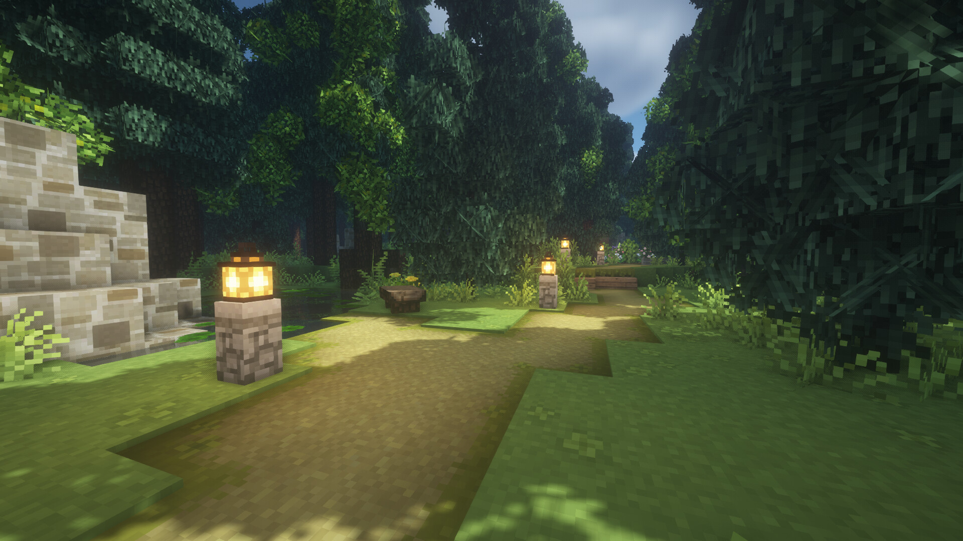 Fantasy Village + Botanist's Cabin Minecraft Map