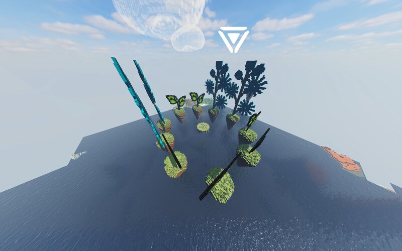 Sky island Sumo map Minecraft Map