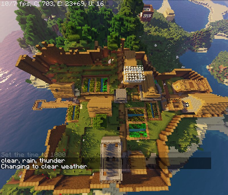 Challenge of islands (1.12) Minecraft Map