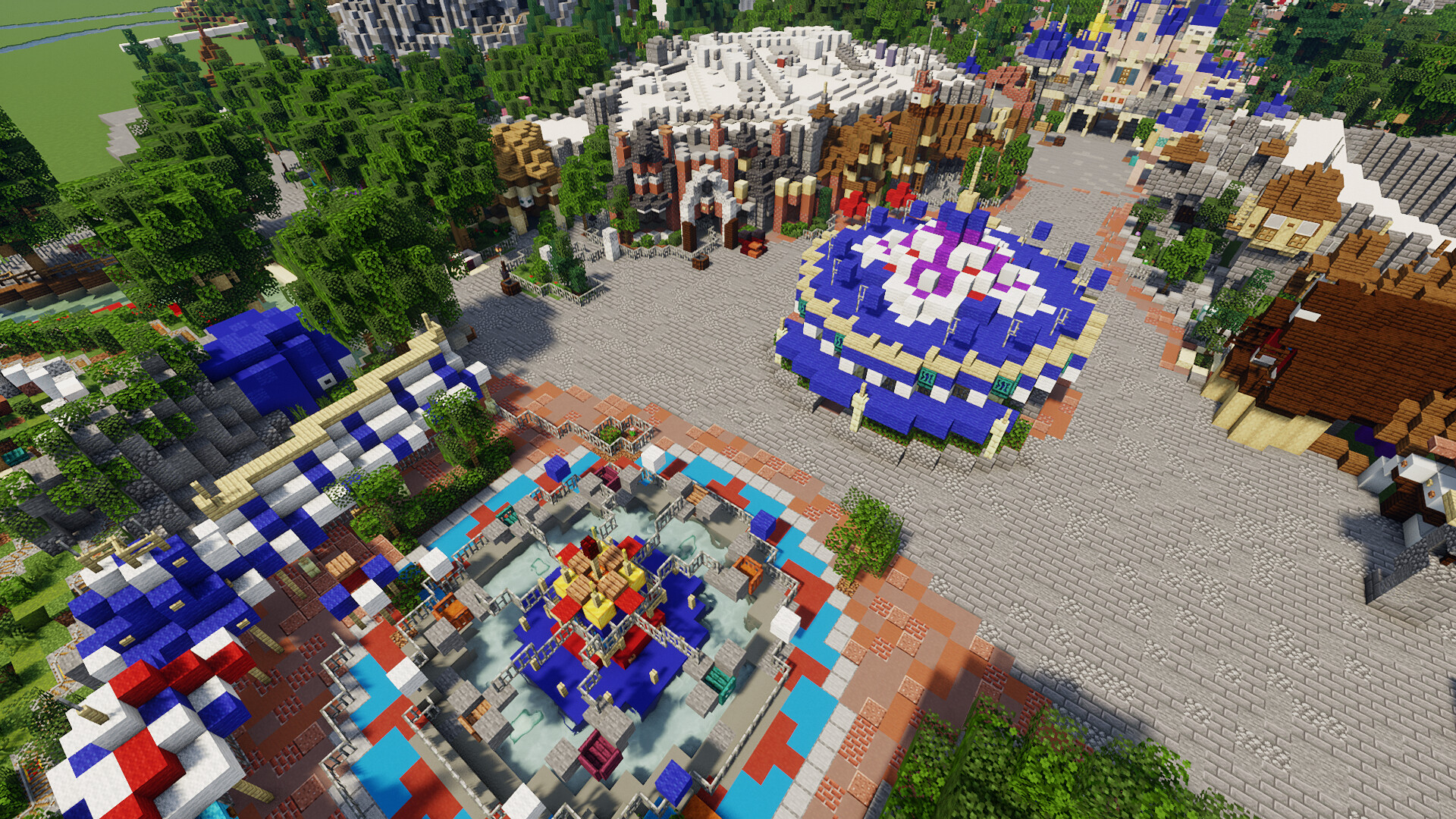 Disneyland 1:1 Recreation (WIP) Minecraft Map
