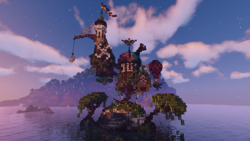 Fantasy Observatory Build -The Lone Observer Minecraft Map
