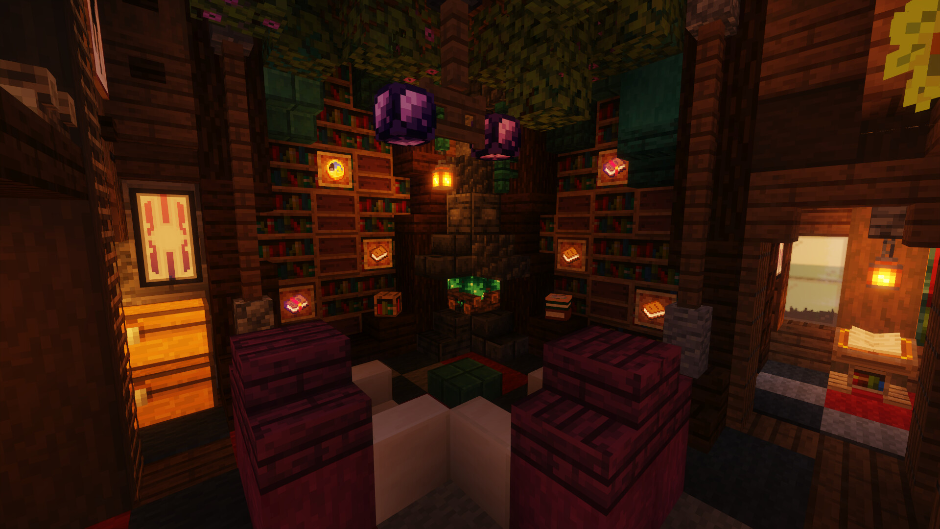 Fantasy Observatory Build -The Lone Observer Minecraft Map