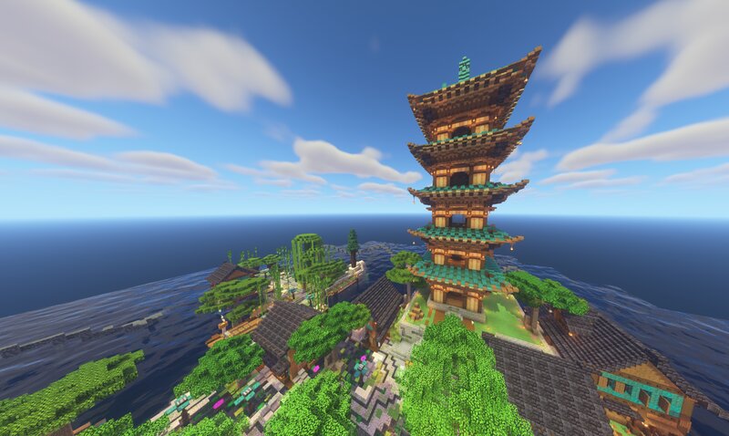 Japanese Style Islands Minecraft Map