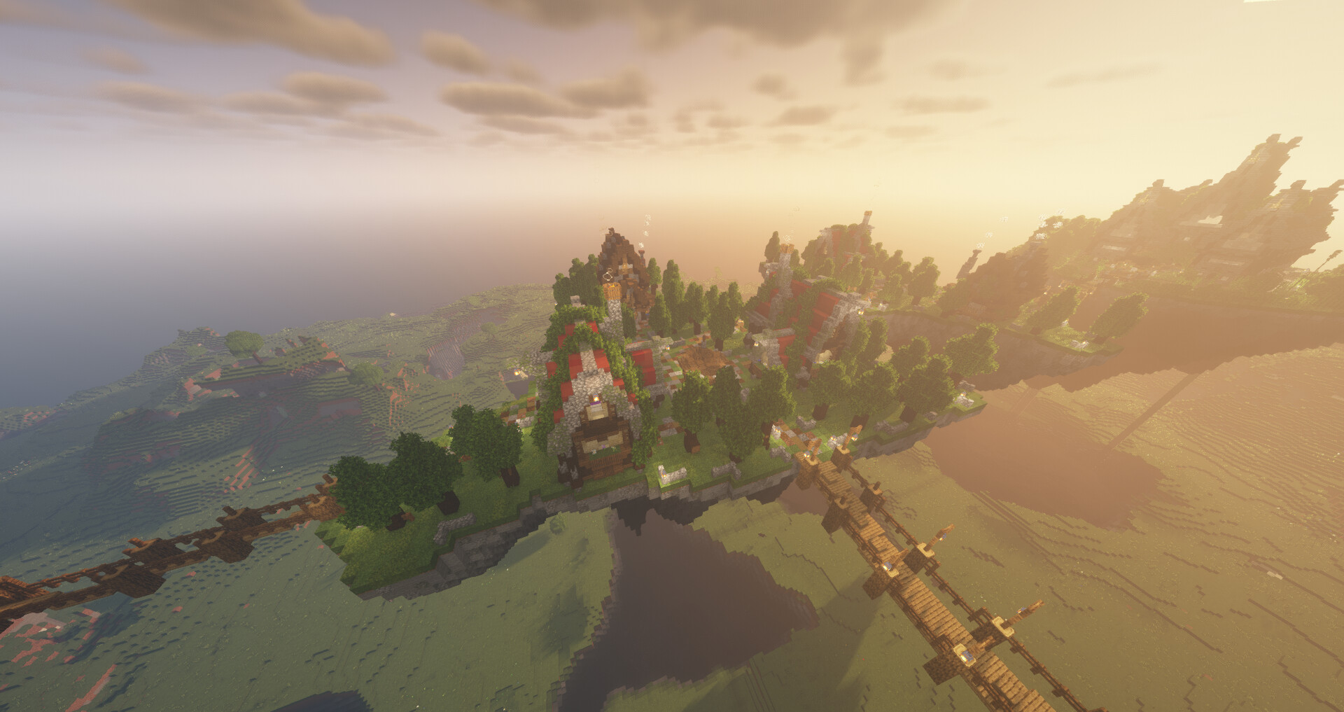 Floating Islands Spawn Minecraft Map