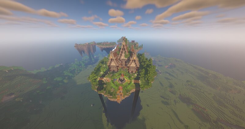 Floating Islands Spawn Minecraft Map
