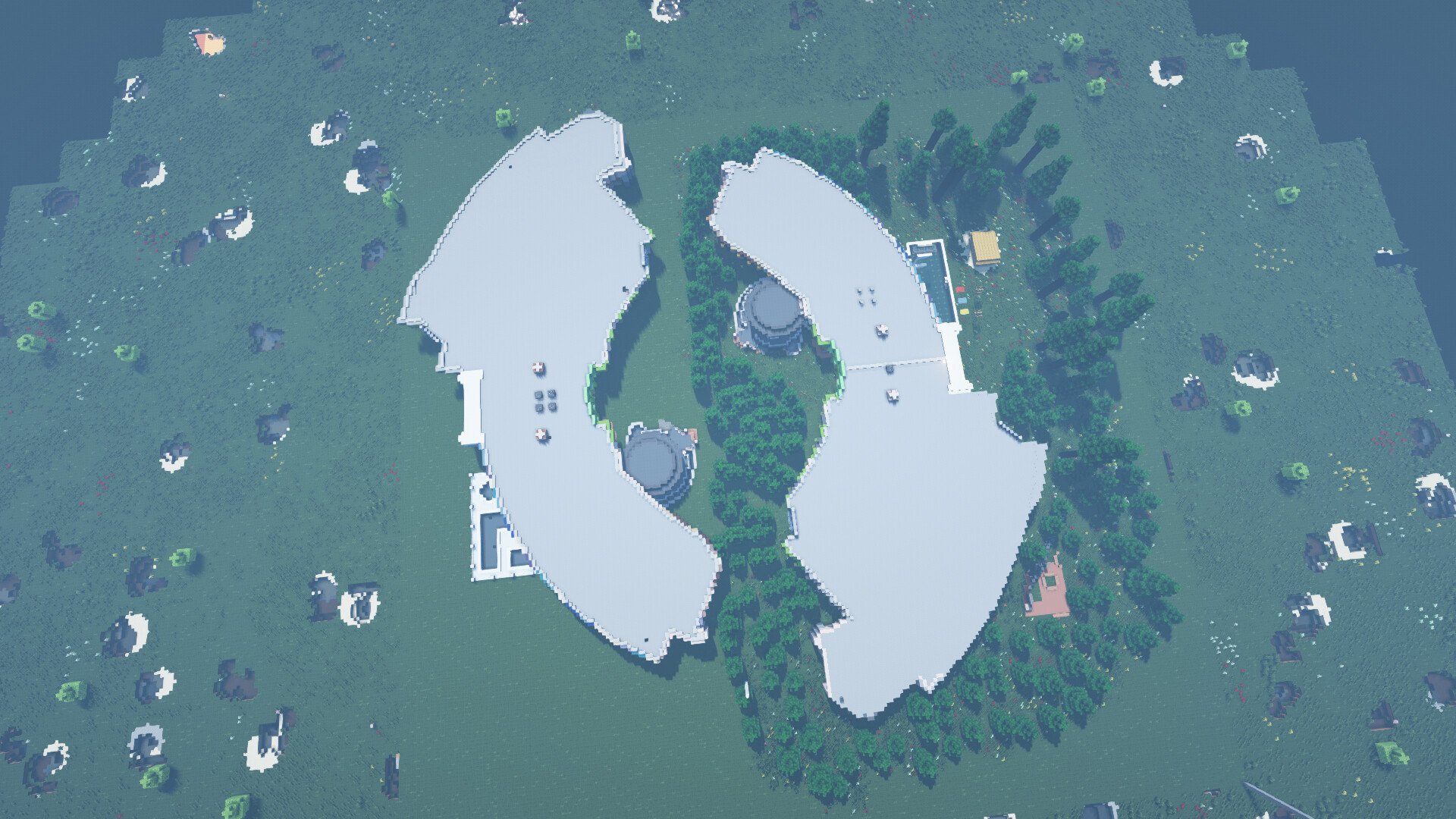 My mansion inside of Innoventions/CommuniCore West Minecraft Map