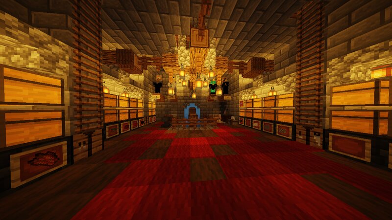 Badass Massive SteamPunk Castle (Survival Base) With Village Minecraft Map