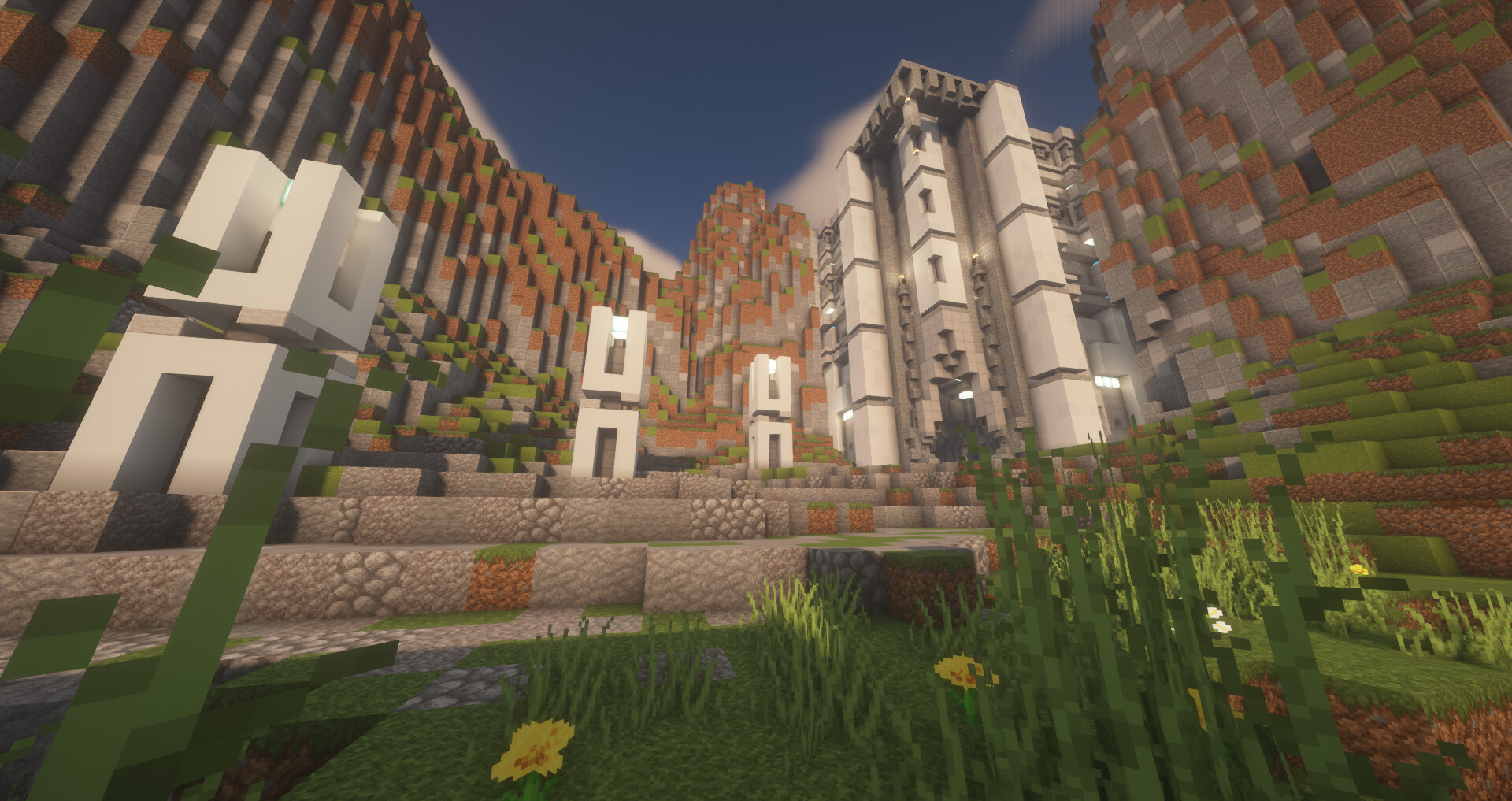 Futuristic Castle Minecraft Map