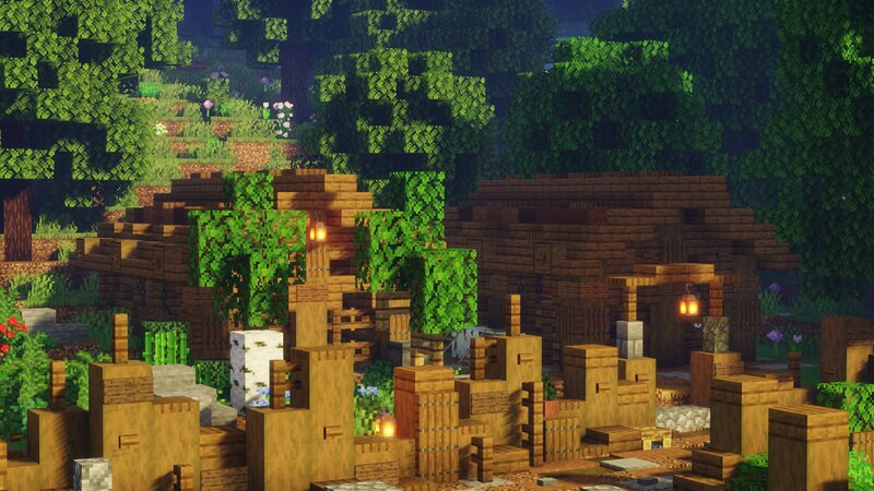 Waiwin - A Medieval Logging Village Minecraft Map