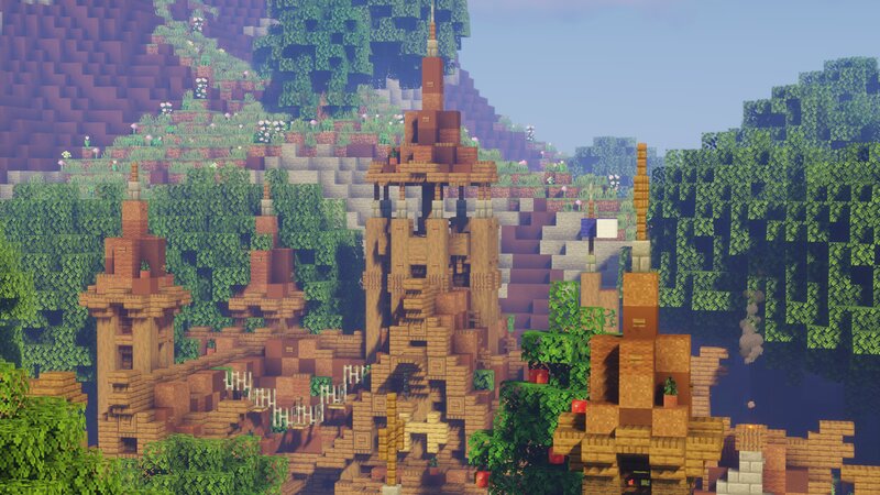 Waiwin - A Medieval Logging Village Minecraft Map