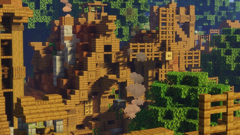 Waiwin - A Medieval Logging Village Minecraft Map