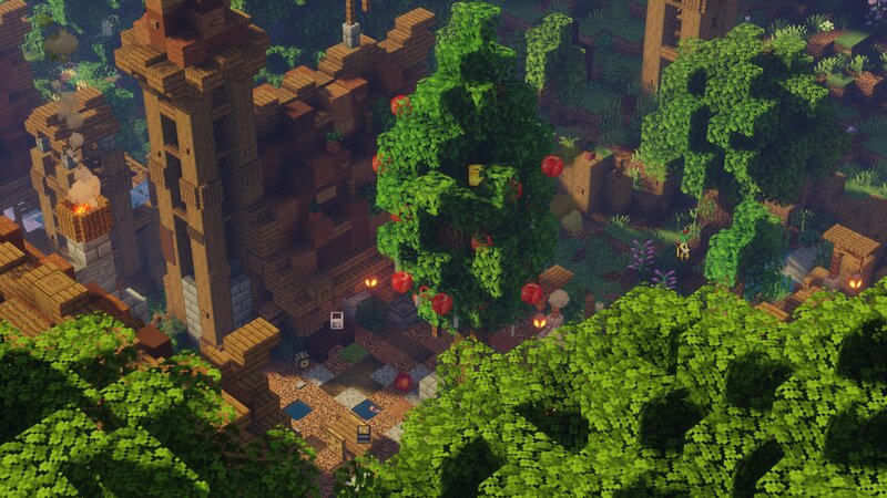 Waiwin - A Medieval Logging Village Minecraft Map
