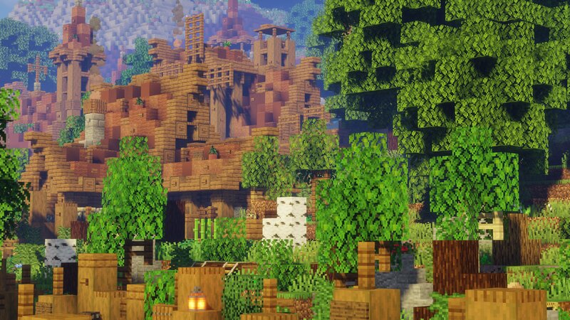 Waiwin - A Medieval Logging Village Minecraft Map