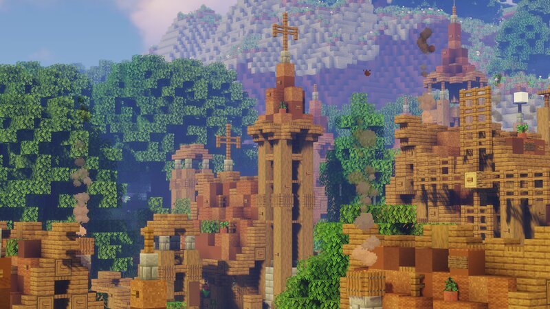 Waiwin - A Medieval Logging Village Minecraft Map