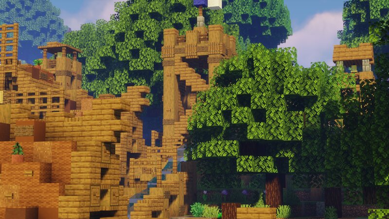 Waiwin - A Medieval Logging Village Minecraft Map