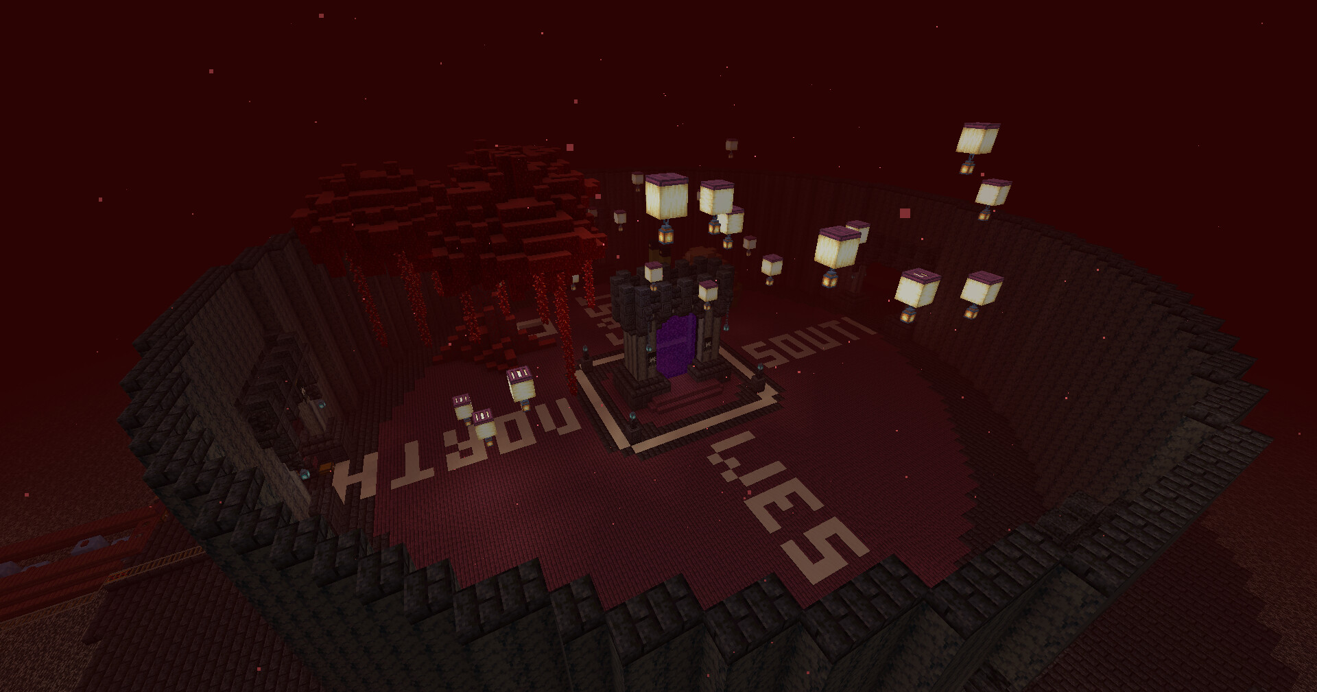 TRAIN GANG SMP nether hub Minecraft Map