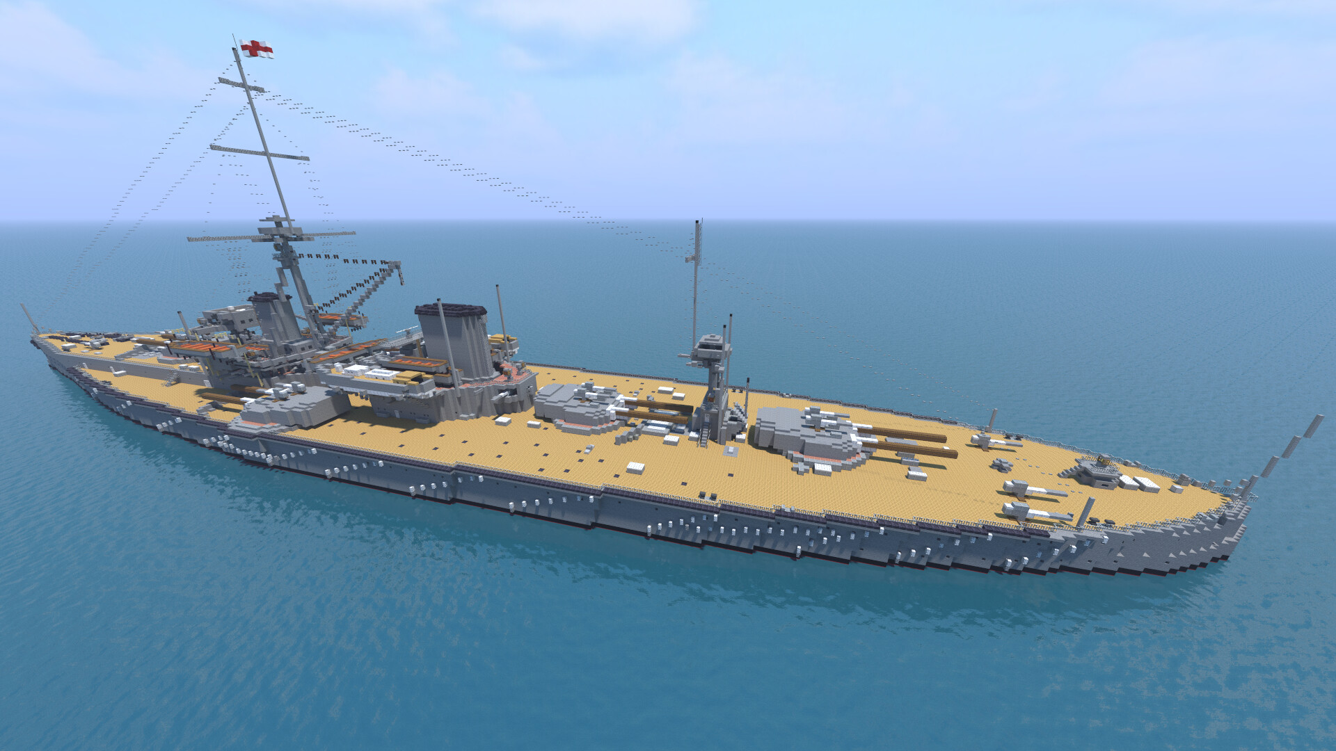 HMS Dreadnought (1906) Minecraft Map