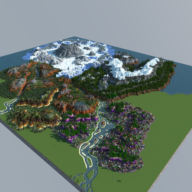 4kx4k custom map Minecraft Map