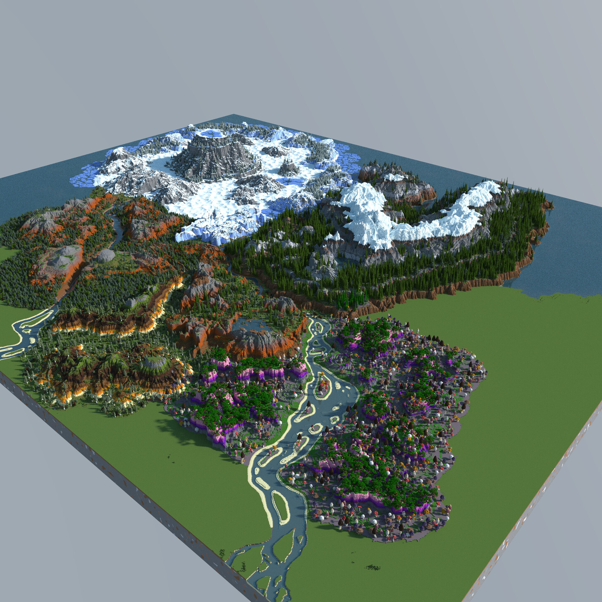 4kx4k custom map Minecraft Map
