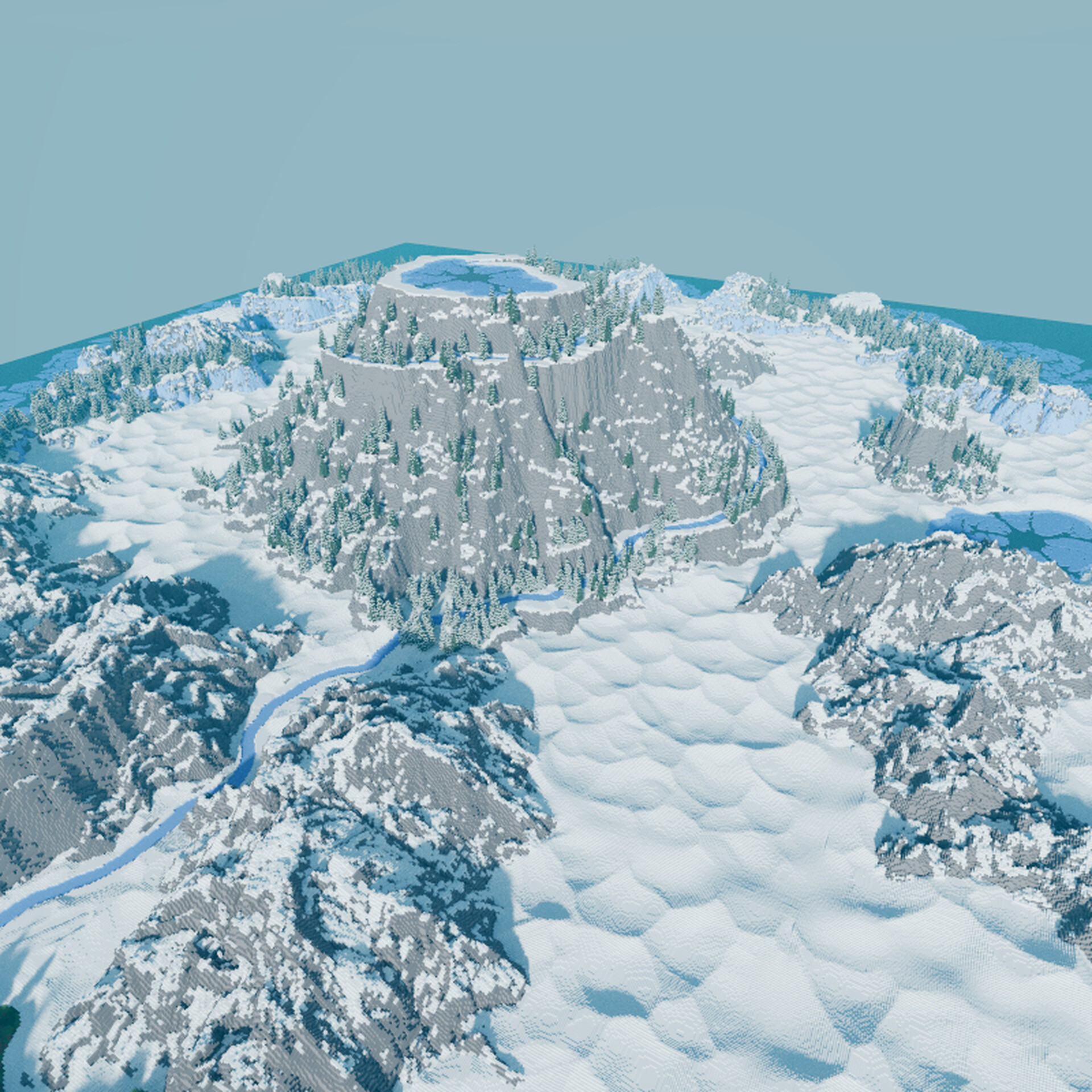 4kx4k custom map Minecraft Map