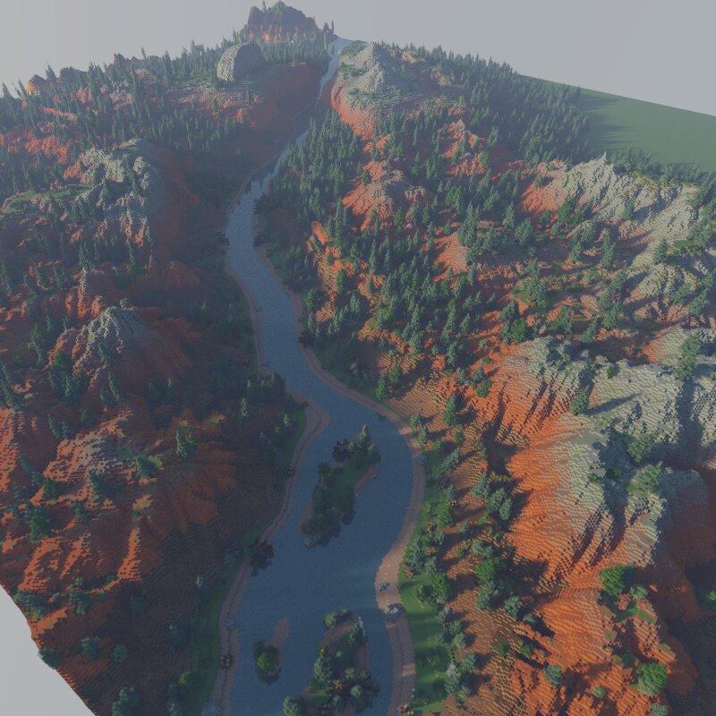 4kx4k custom map Minecraft Map