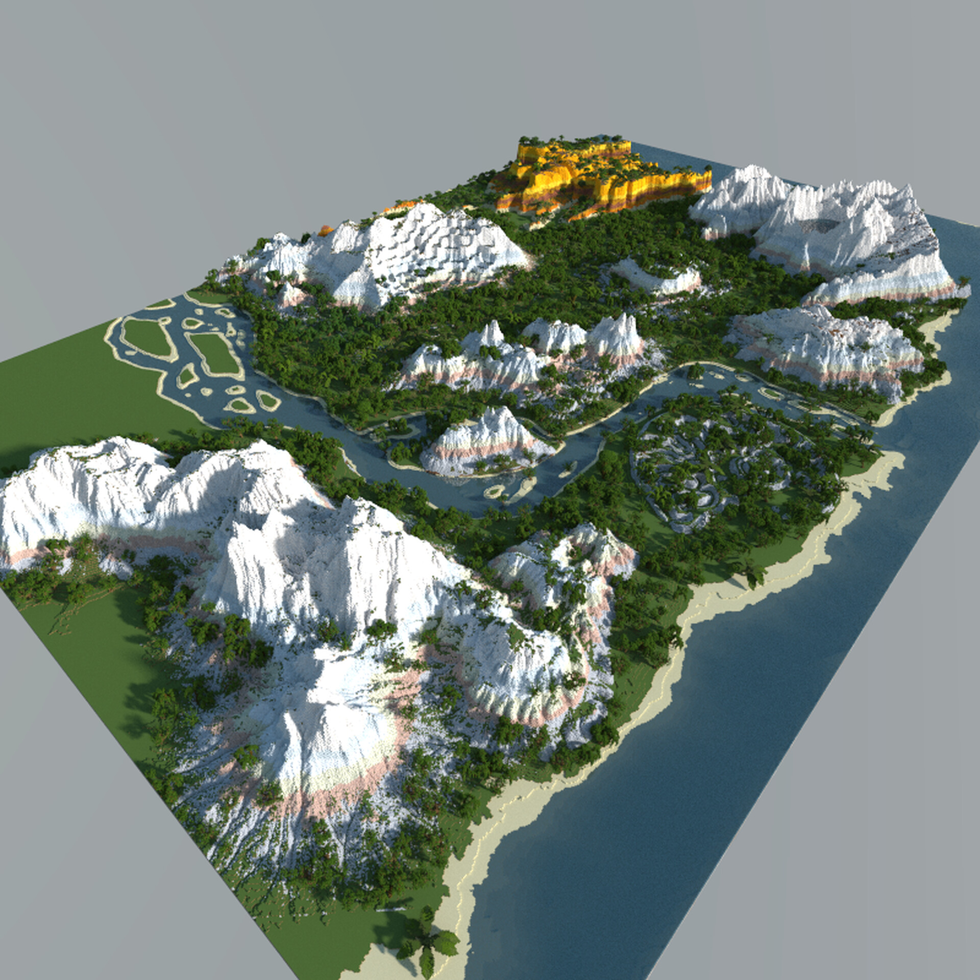 4kx4k custom map Minecraft Map