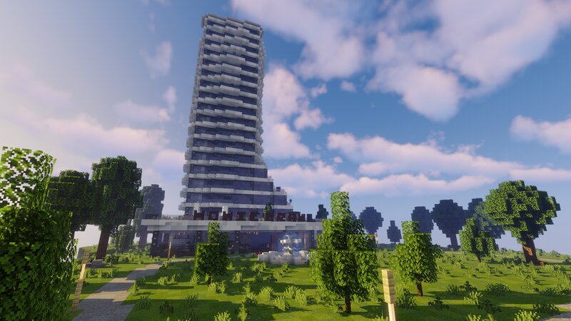Modern tower lobby Minecraft Map