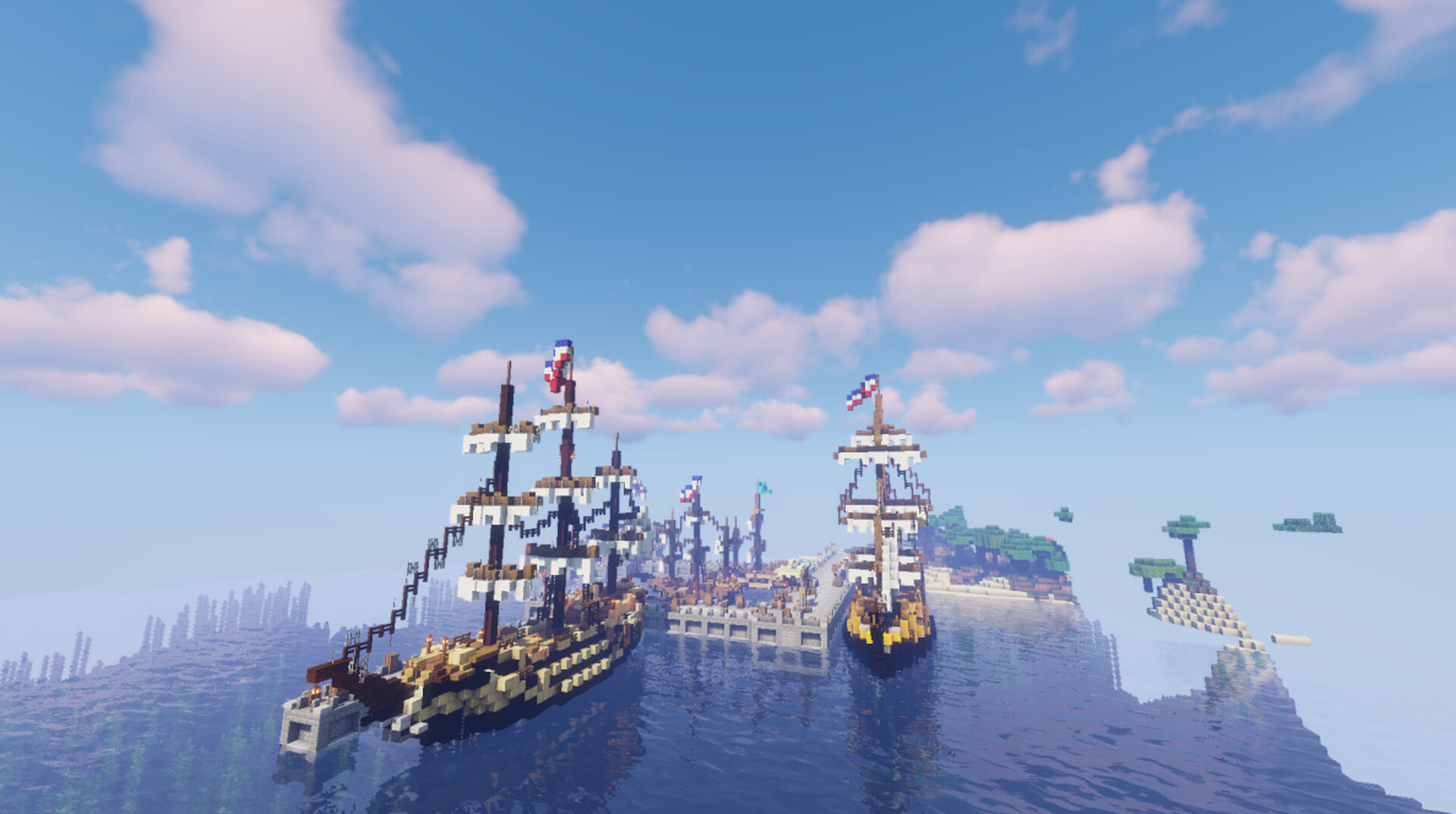 small english port Minecraft Map