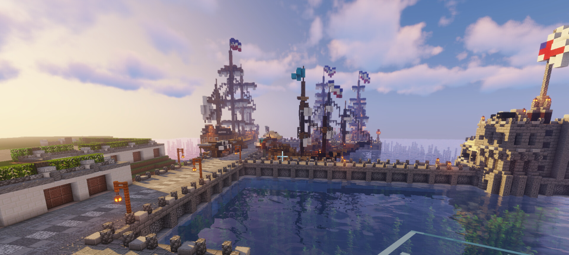 small english port Minecraft Map