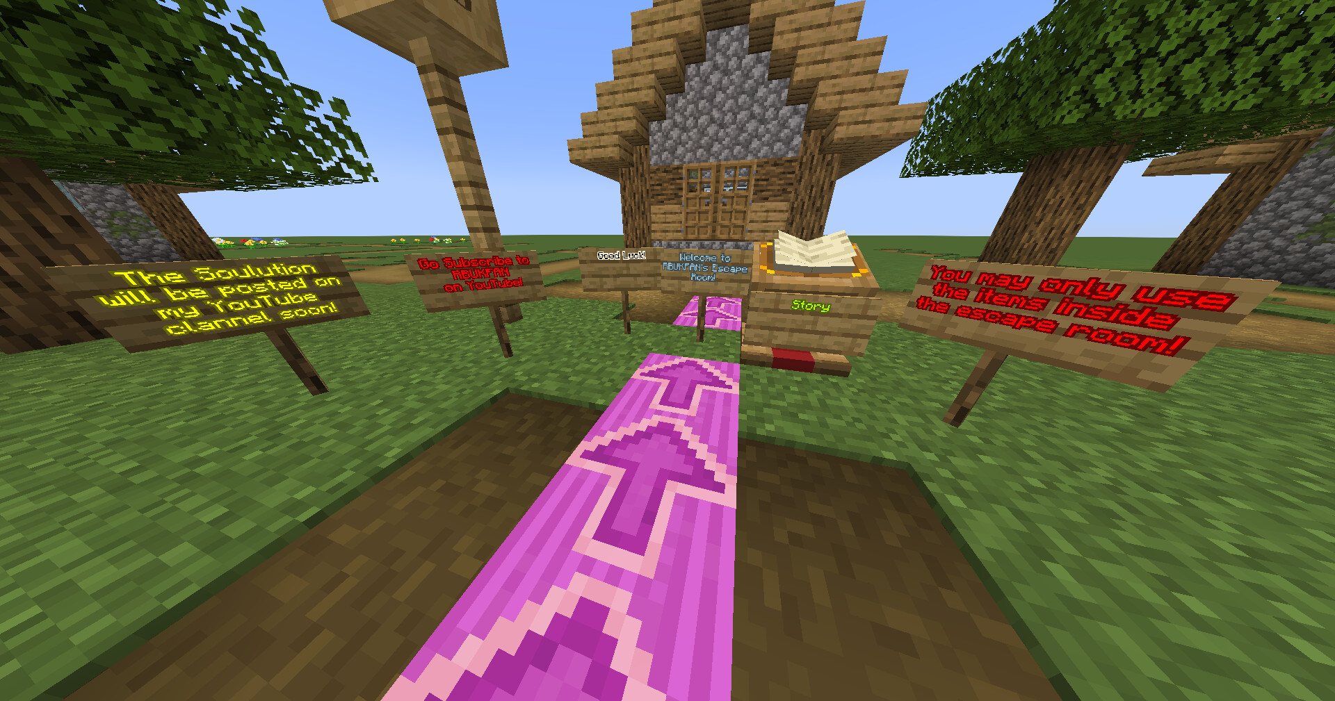 Immersive Portals Escape Room Minecraft Map