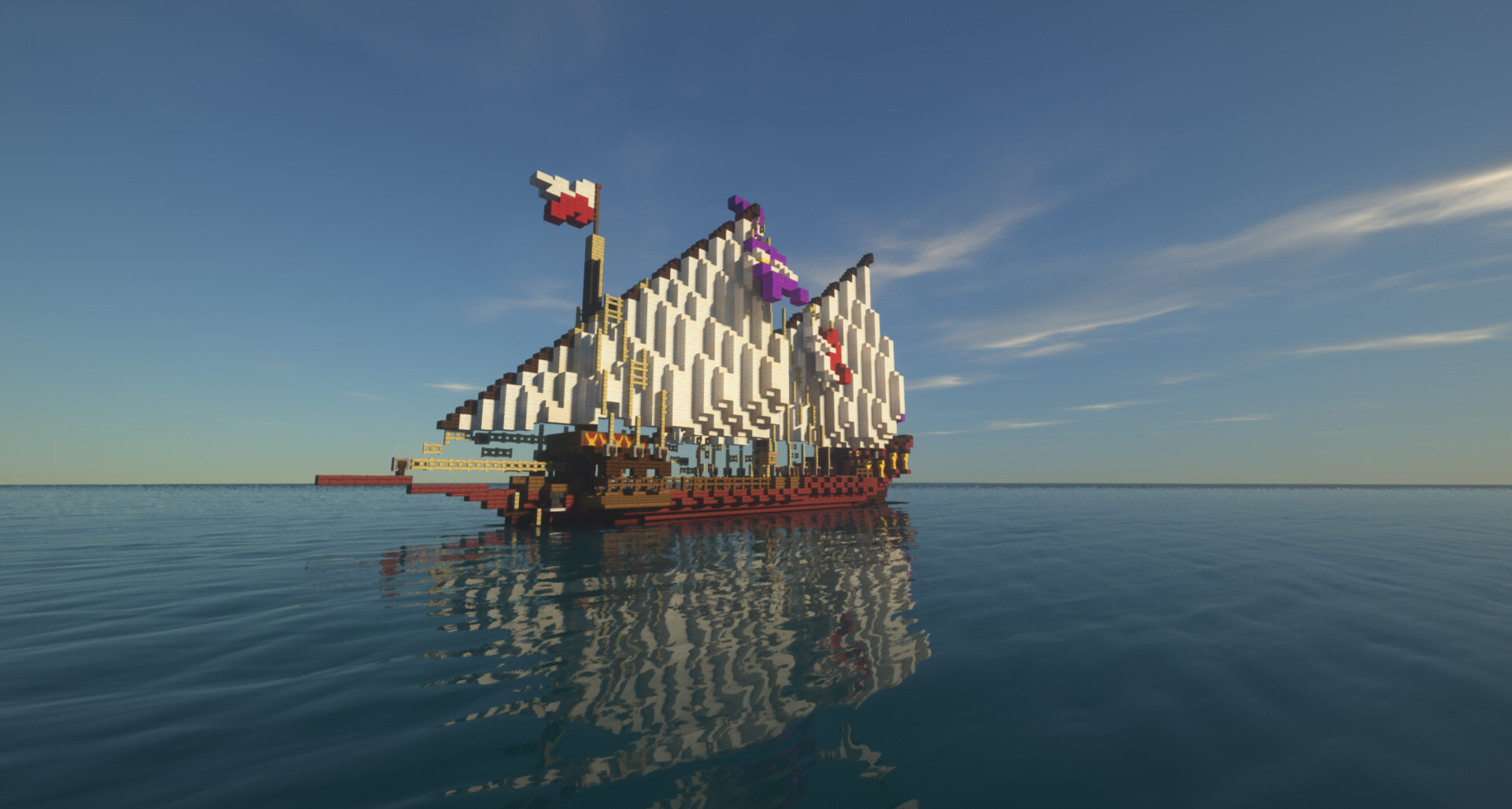 Medieval Ship Galley "El Rey del Mar" Minecraft Map