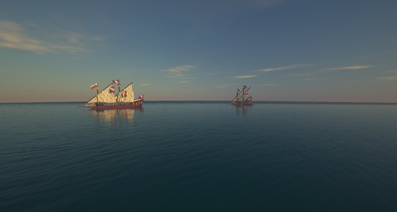 Medieval Ship Galley "El Rey del Mar" Minecraft Map