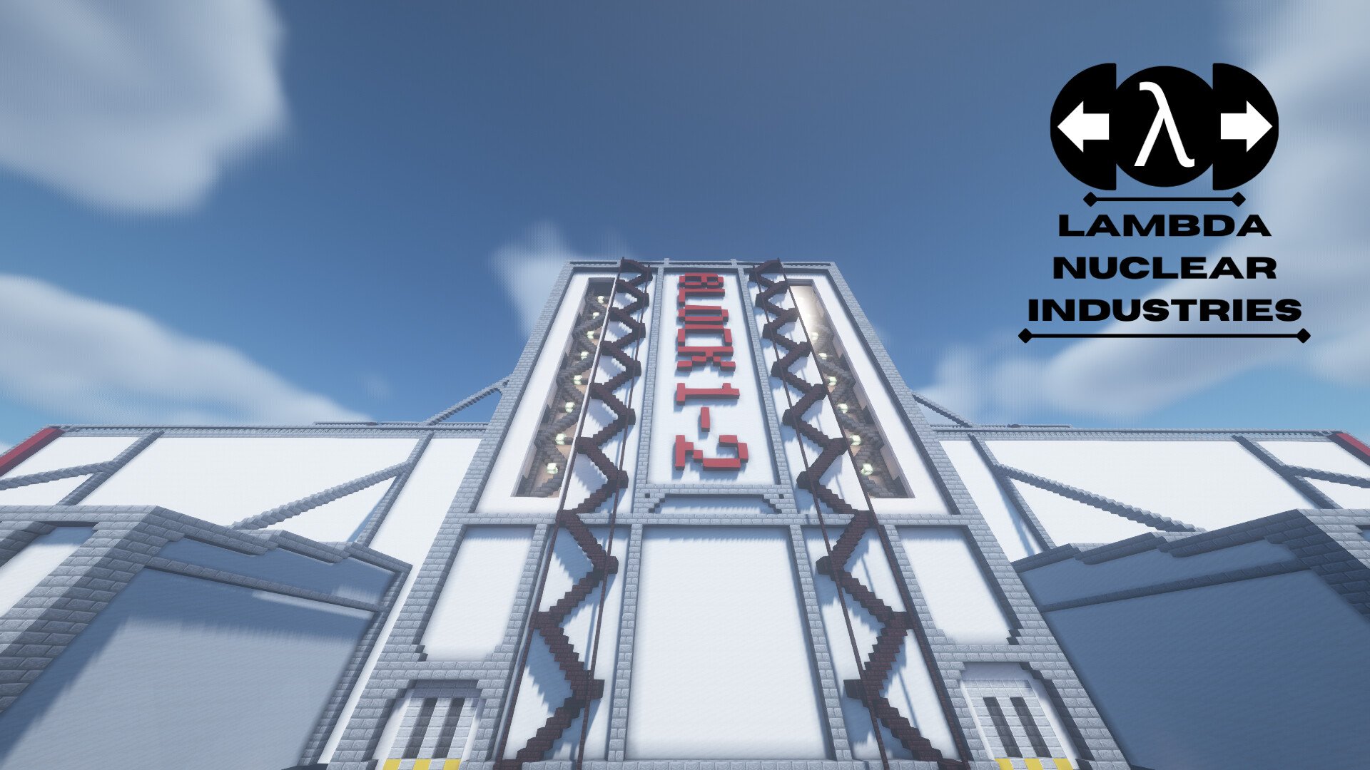 Lambda Nuclear Power Plant Minecraft Map