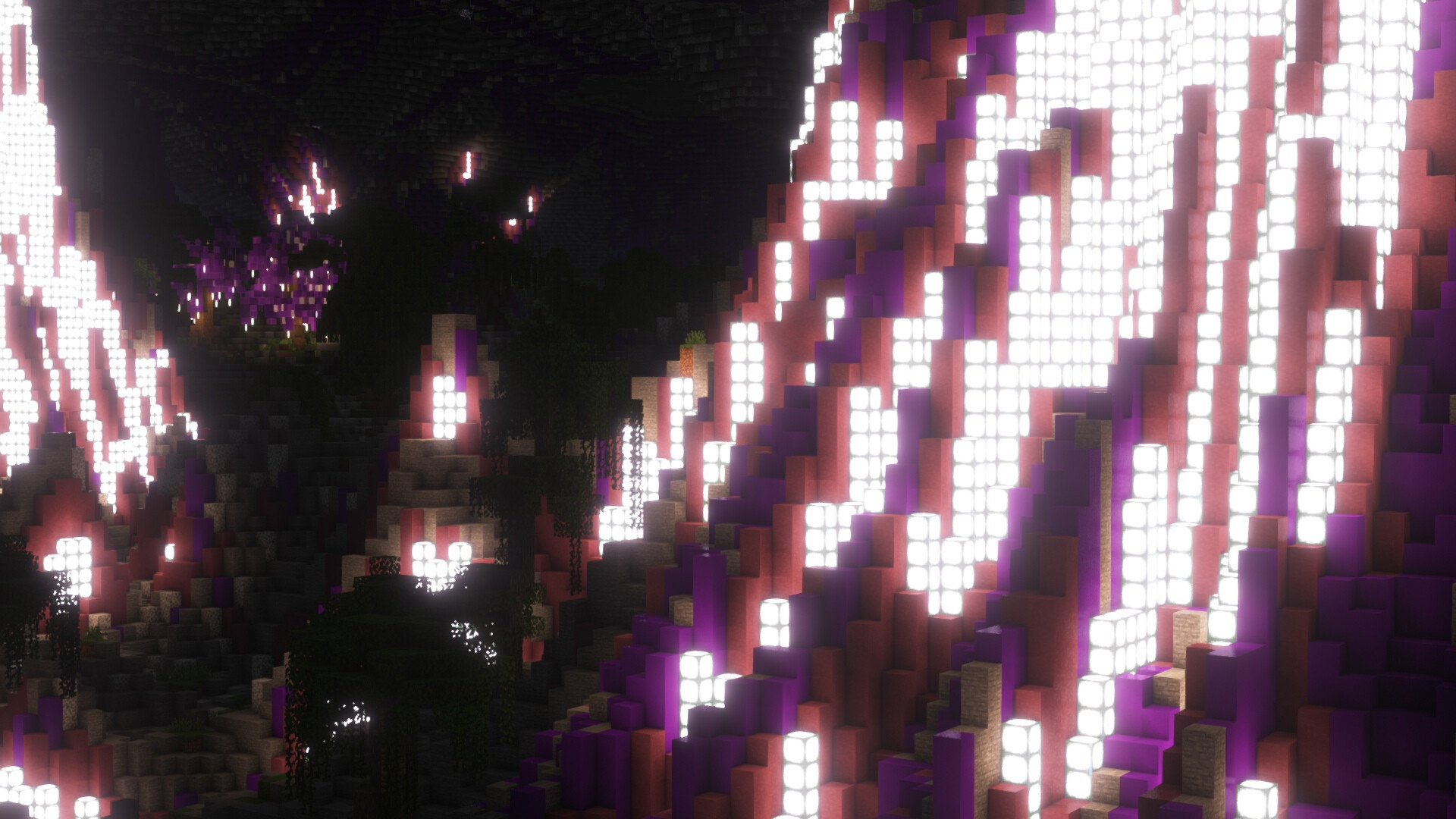 Epic corrupted cave Minecraft Map