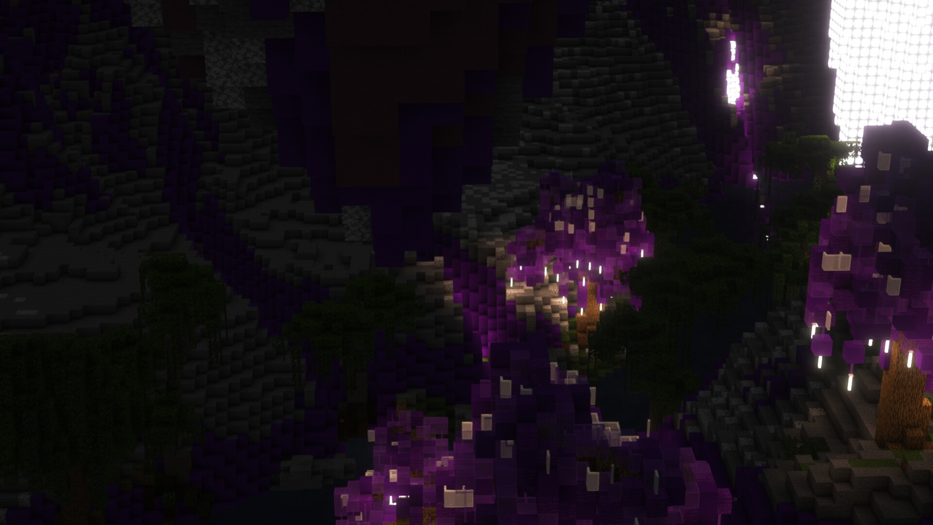 Epic corrupted cave Minecraft Map