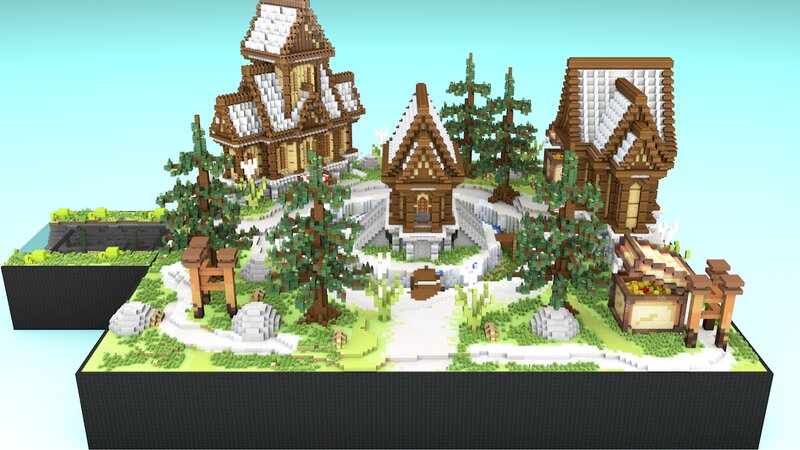 HCF Spawn + Road Modern Medieval Theme Minecraft Map