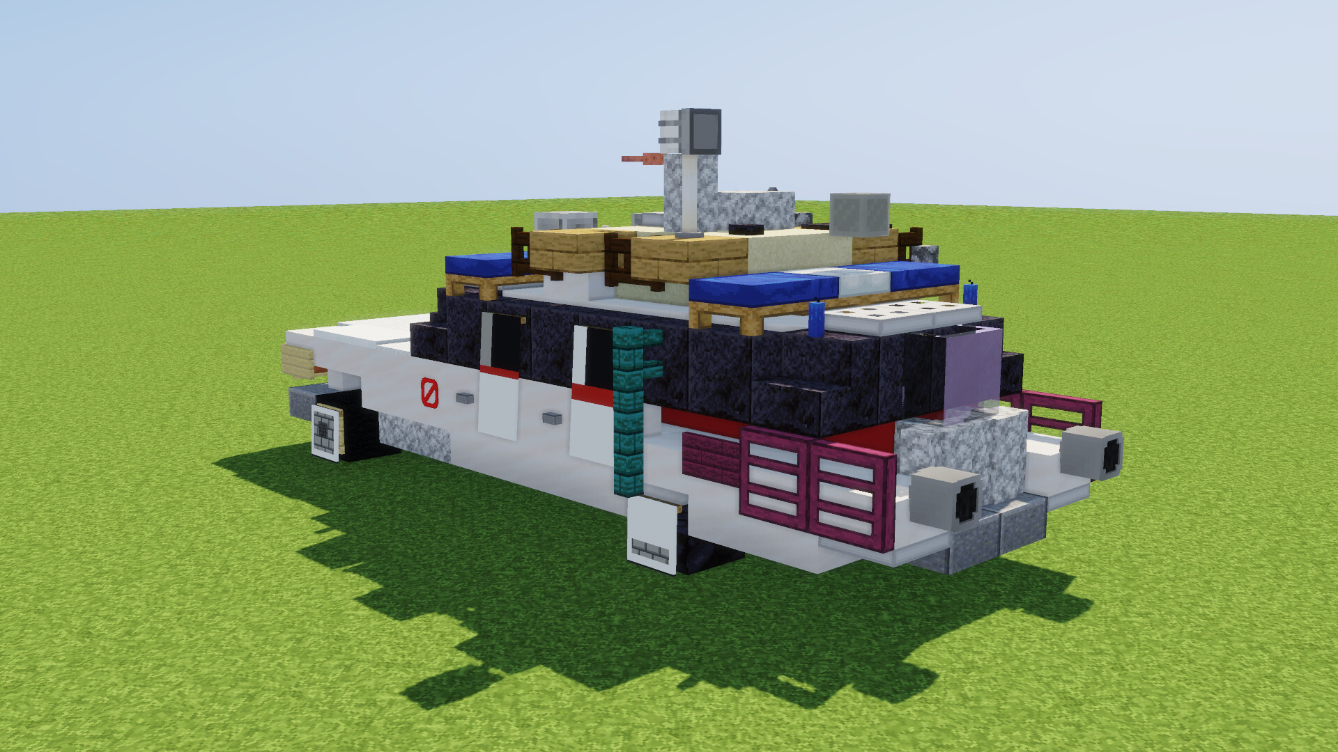Ghostbusters Ecto-1 Minecraft Map