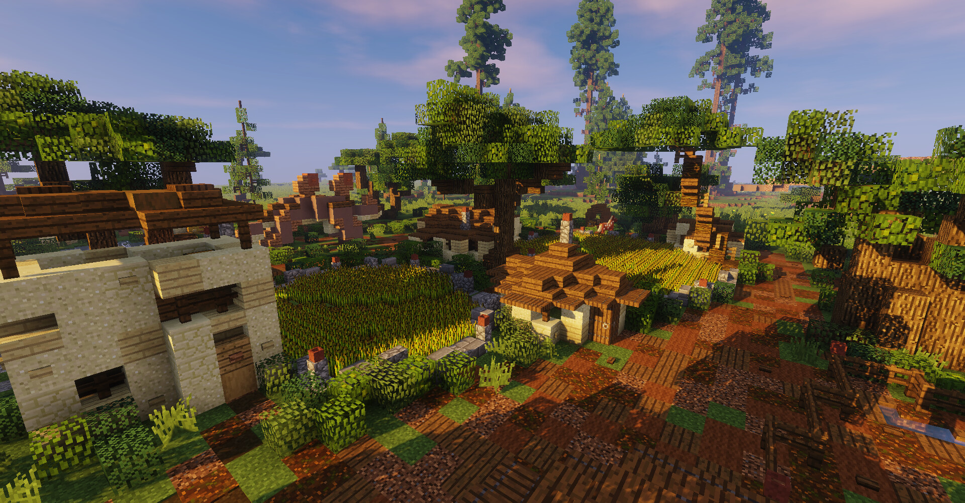 Prehistoric dinosaur town Minecraft Map