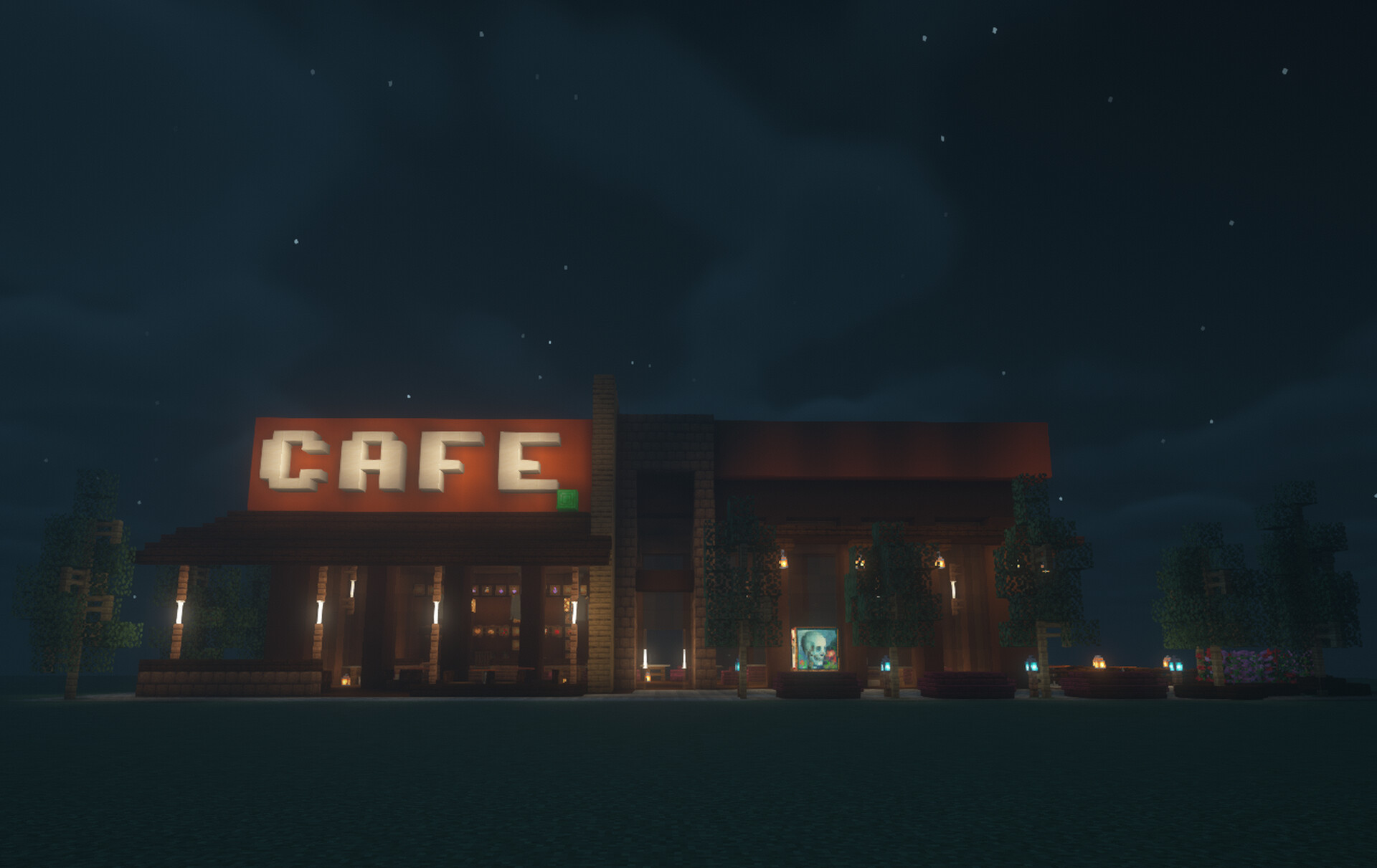 Cafe - coffee shop Minecraft Map