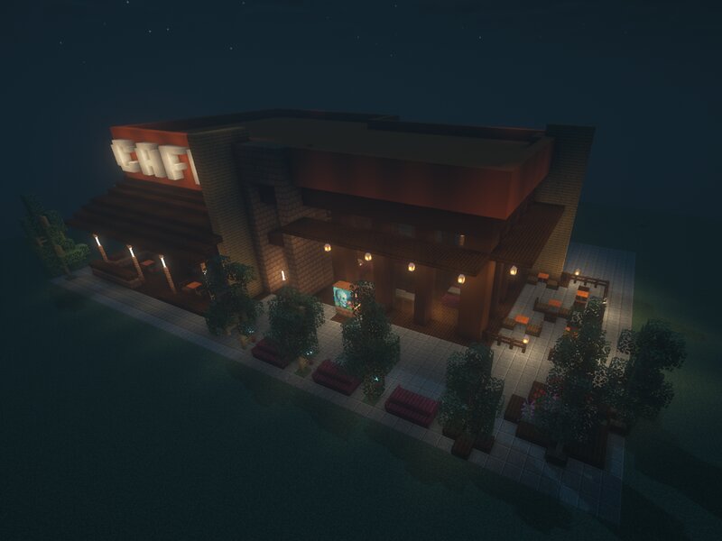 Cafe - coffee shop Minecraft Map