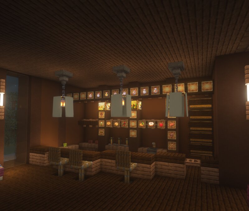Cafe - coffee shop Minecraft Map