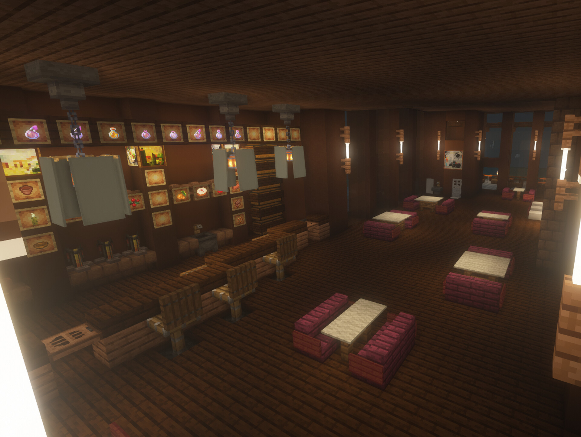 Cafe - coffee shop Minecraft Map