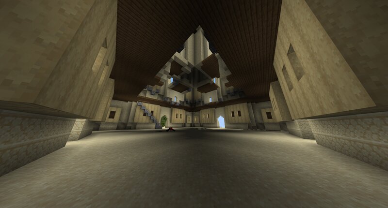 Sand Castle Base | Built in Survival! Minecraft Map