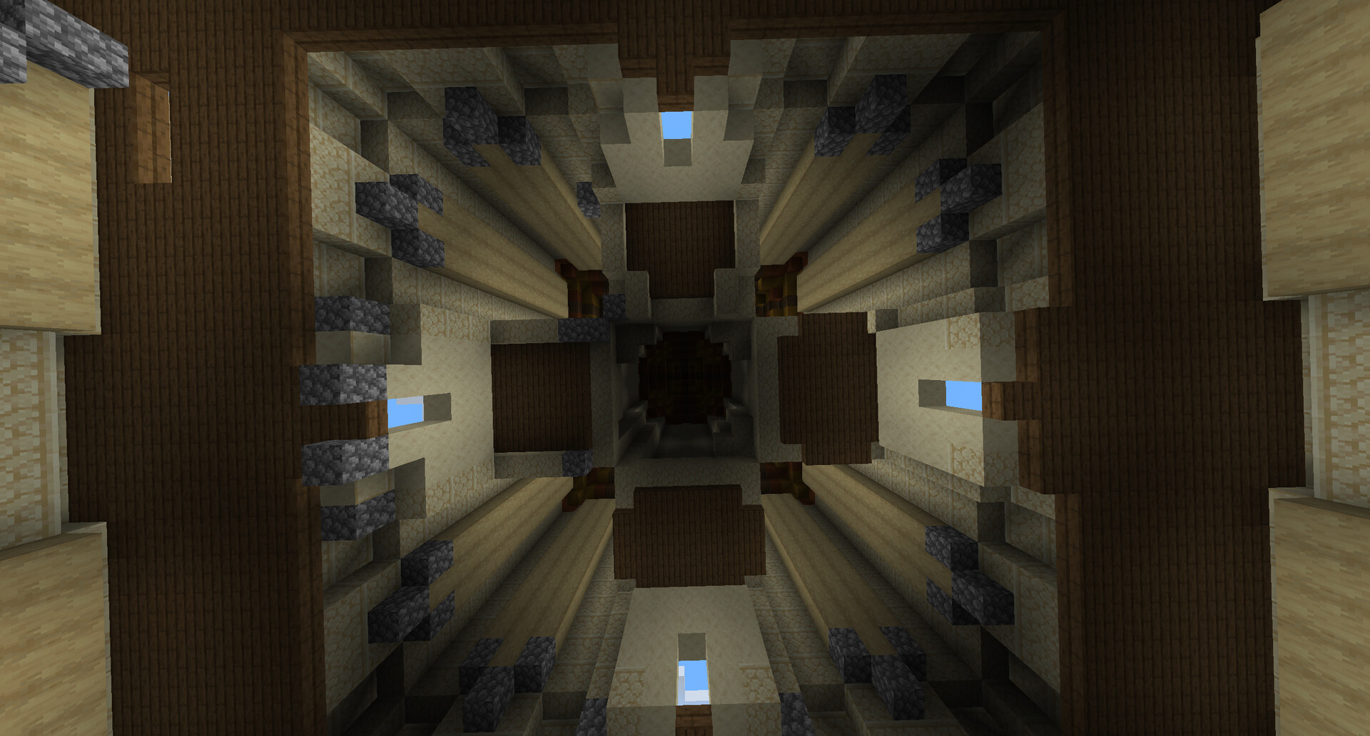 Sand Castle Base | Built in Survival! Minecraft Map