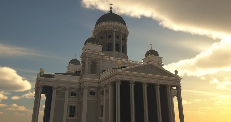 Helsinki Cathedral of St. Nicholas Minecraft Map
