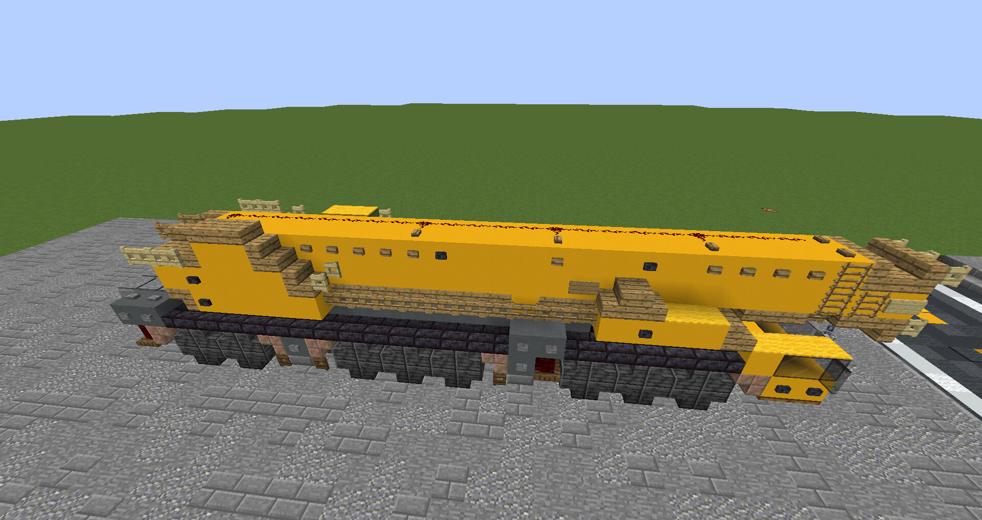 The big fast-erecting crane LTM 1450-8.1 [Schem] Minecraft Map